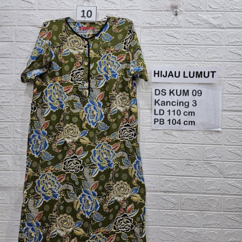 Jual DS KUM 09, 36 Daster batik kencana ungu asli label merah | Shopee ...