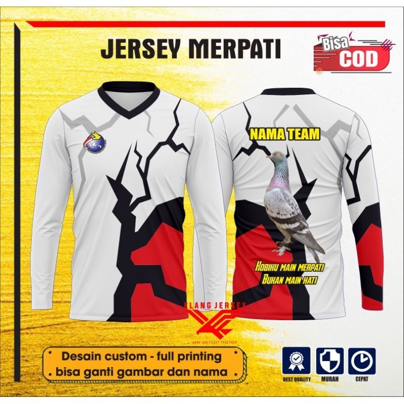 Jual JERSEY MERPATI CUSTOM | Shopee Indonesia