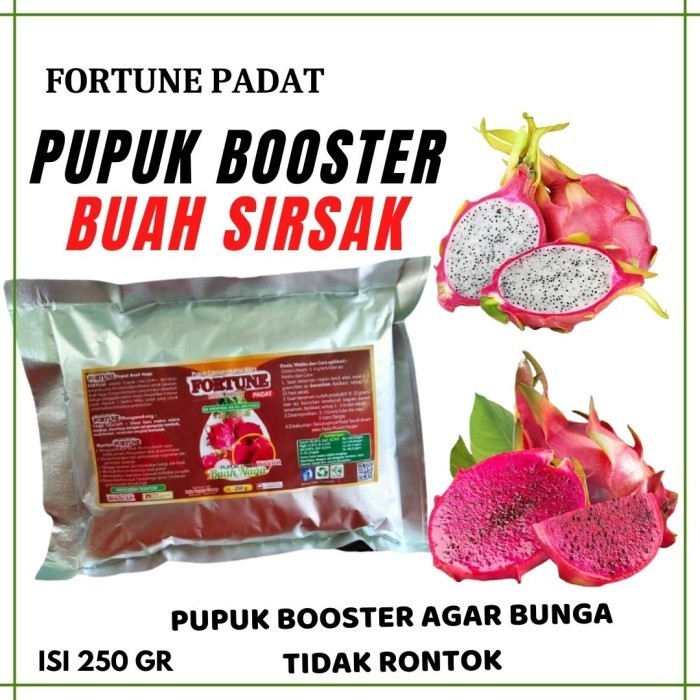 Jual Pupuk Buah Naga Agar Berbuah Lebat, Pupuk Booster Organik 250 Gram | Shopee Indonesia
