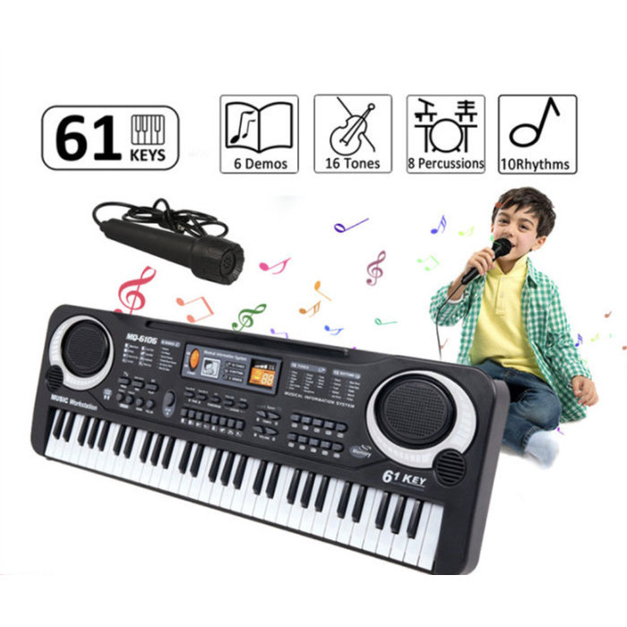 Jual Alat Musik Piano Digital Electronic Keyboard 61 Keys Mainan Anak ...
