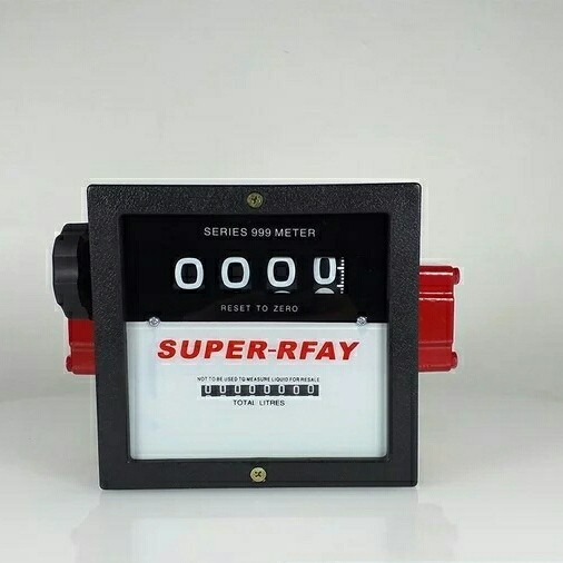 Jual Flow Meter Analog Super-RFAY Alat Ukur Solar BBM dan Air Ukuran 1 ...