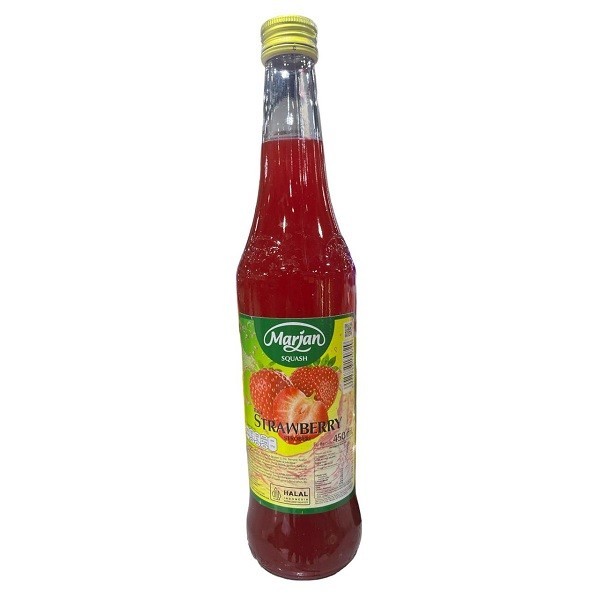 Jual MARJAN SYRUP STRAWBERRY SQUASH 450 ML | Shopee Indonesia