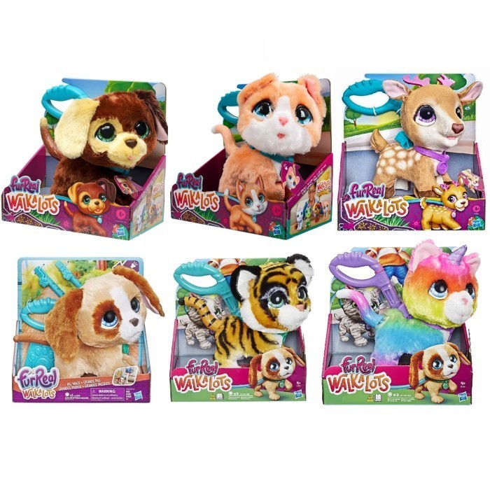Jual Rya Furreal Walkalots Big Wags Kitty Cat Walking Dog Puppy Tiger Deer | Shopee Indonesia