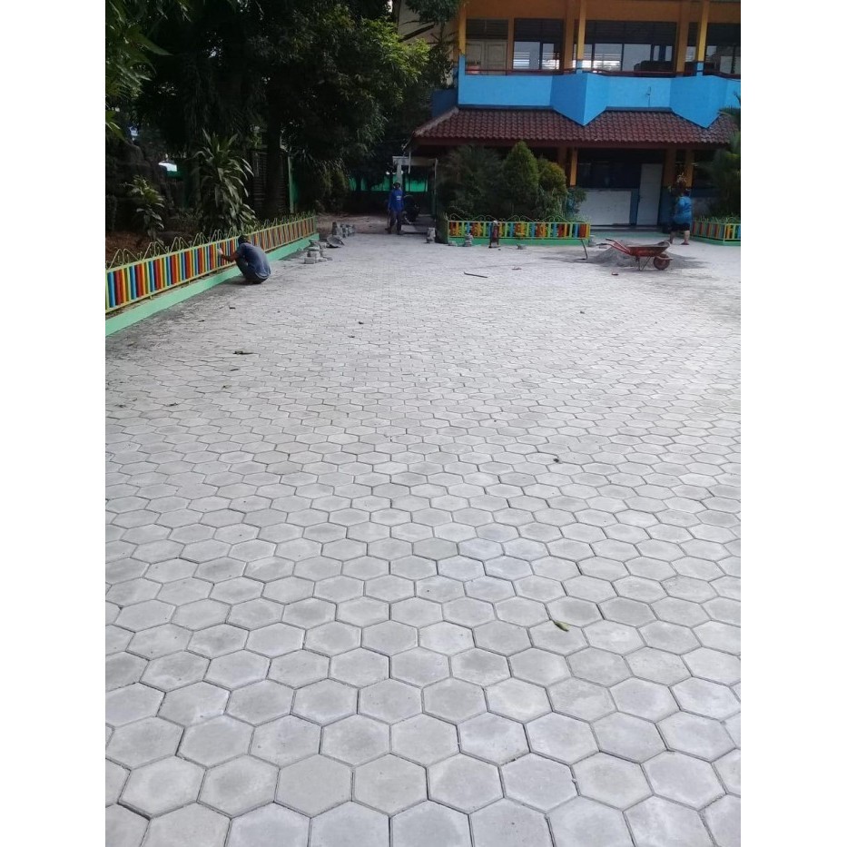 Jual Material Jasa Pasang Atau Pemasangan Paving Block Atau Konblok ...
