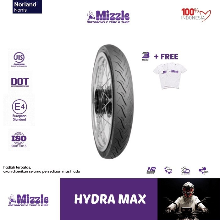 Jual Ban Motor Mizzle HYDRA MAX 60/80-17 TubeType | Shopee Indonesia