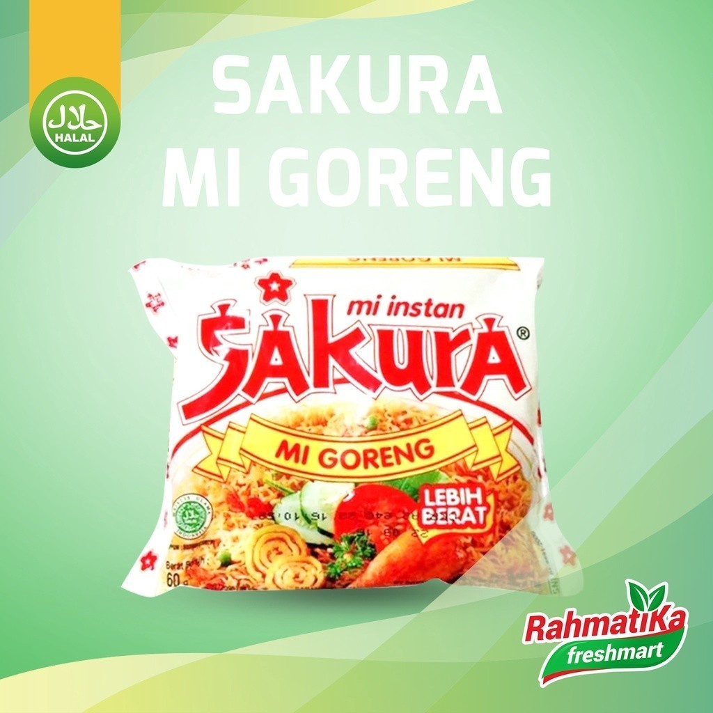 Jual Mi Instan Sakura Mi Goreng 1 Pcs 60 gram | Shopee Indonesia