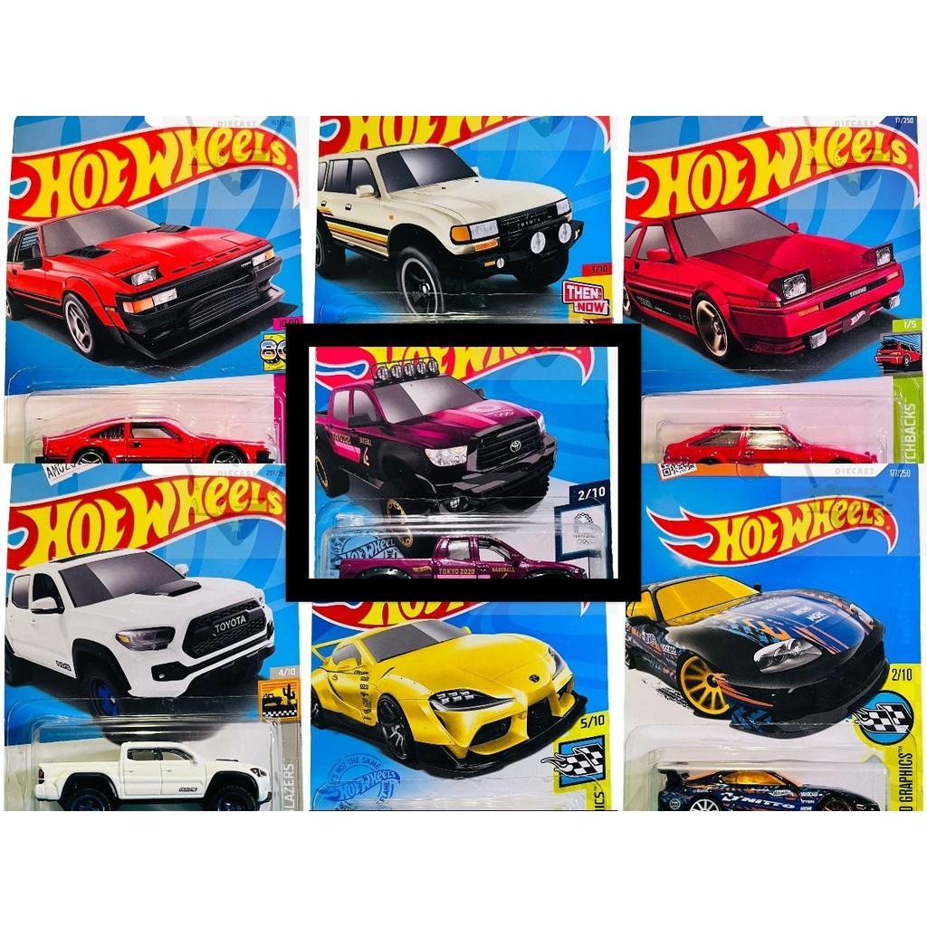 Jual Hotwheels Hot Wheels Toyota Series Ae86 Corolla Supra Tacoma Tundra Tlc Toyota Land Cruiser
