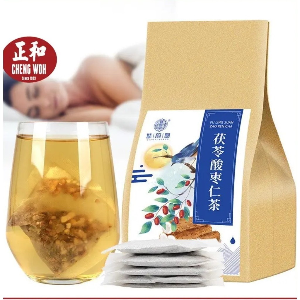 Jual Sleep Tea Soothing Poria & Sour Jujube Seed Cheng Woh / Imsonia ...