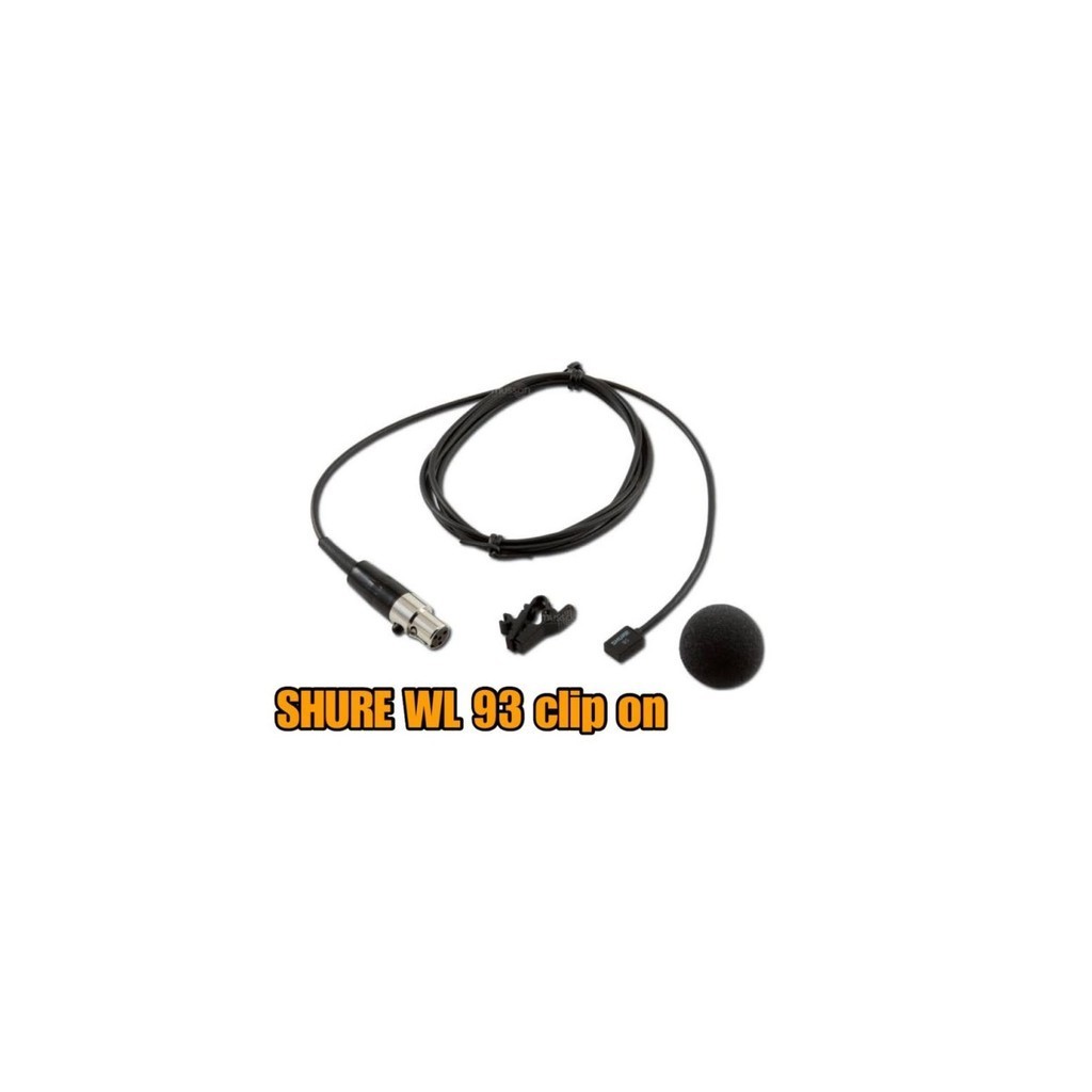 Jual Microphone Jepit " Shure " Wl 93 - Hanya Mic Aja Tanpa Wireless ...