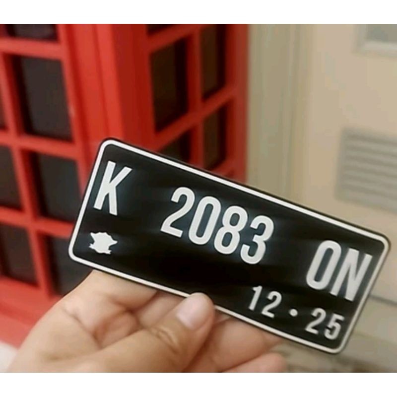 Jual Emblem Sticker Stiker Plat Nomor Nopol Magnet Motorcycle Vespa ...