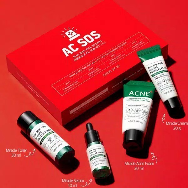 Jual SOME BY MI AHA-BHA-PHA 30DAYS MIRACLE AC SOS KIT 4 items | Shopee ...