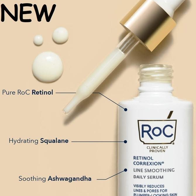 Jual RoC Retinol Correxion Line Smoothing Retinol Serum for Pores Fine ...