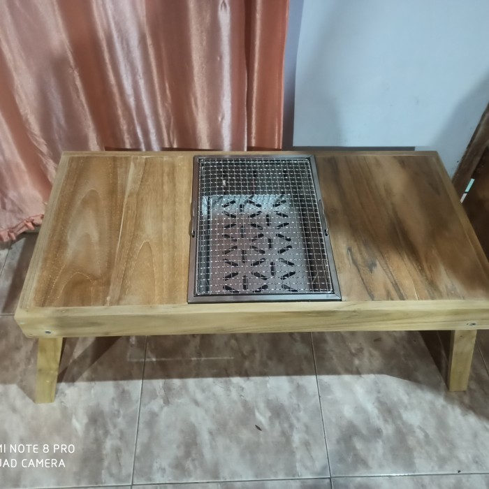 Jual Meja Camping Lipat T ( Grill Table) Kayu Jati " Seller " | Shopee ...