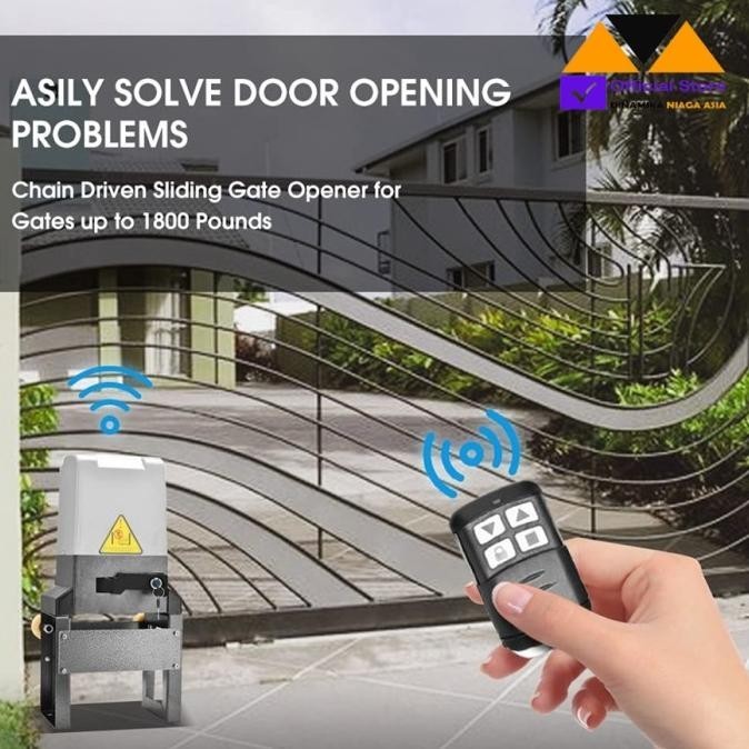 Jual Remote Pagar Otomatis Control For Chain Driven Sliding Gate Opener ...