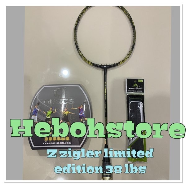 Jual Raket Badminton APACS NEW Z ZIGLER LIMITED EDITION headheavy kuat ...