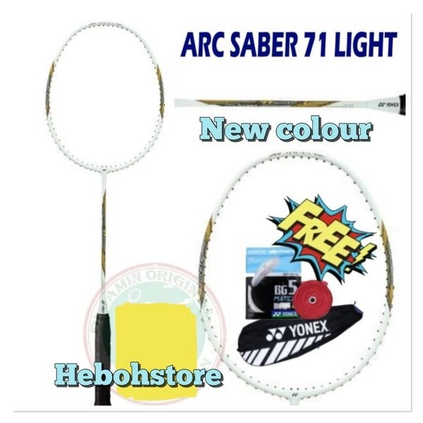 Jual New 2021 Raket Badminton NEW COLOUR YONEX ARCSABER 71 LIGHT ...