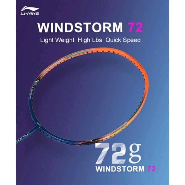 Jual ORIGINAL LI NING WINDSTORM 72 Orange RAKET RINGAN DARI PRODUK LI ...