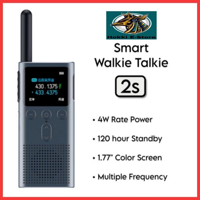 Jual SMART WALKIE TALKIE 2S XIOMI MULTIPLE FREQUENCY HT 4W POWER ...