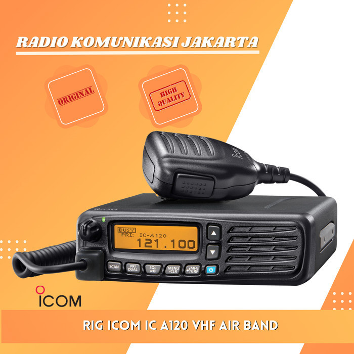Jual ORIGINAL ORI RADIO RIG ICOM IC A120 A-120 VHF AIRBAND | Shopee Indonesia