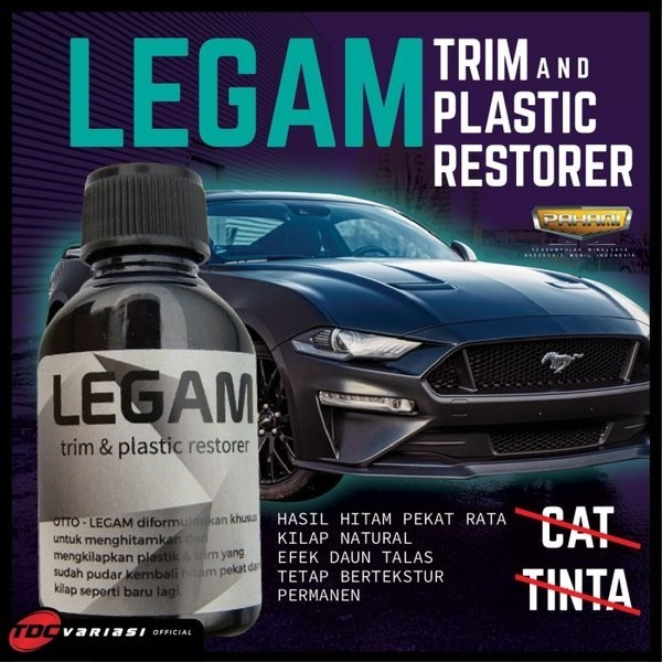 Jual Penghitam plastik hitam kilap body motor trim mobil permanen Legam ...