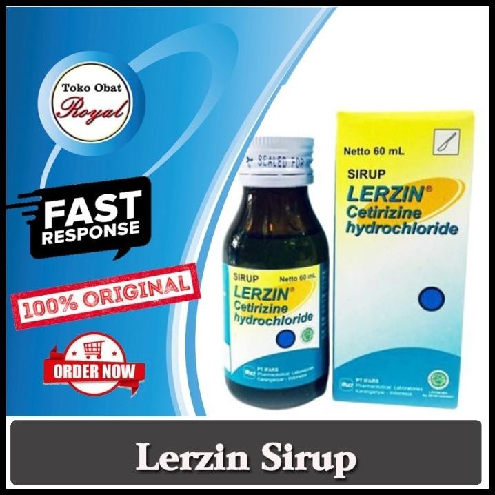 Jual Lerzin Sirup Obat Alergi Gatal Dan Pilek Anak-Anak | Shopee Indonesia