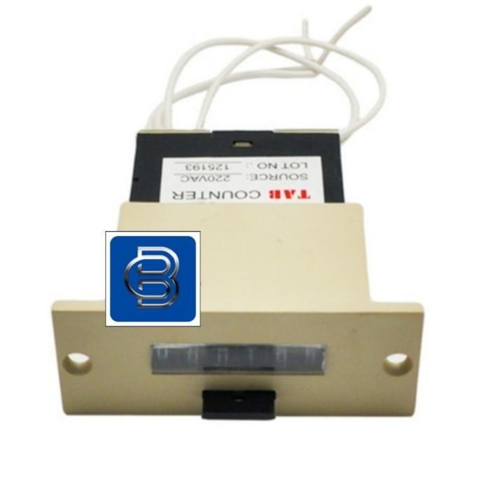 Jual TAB HOUR COUNTER 220VAC LFC-6 / ANALOG COUNTER 24VDC 6DIGIT HARGA ...