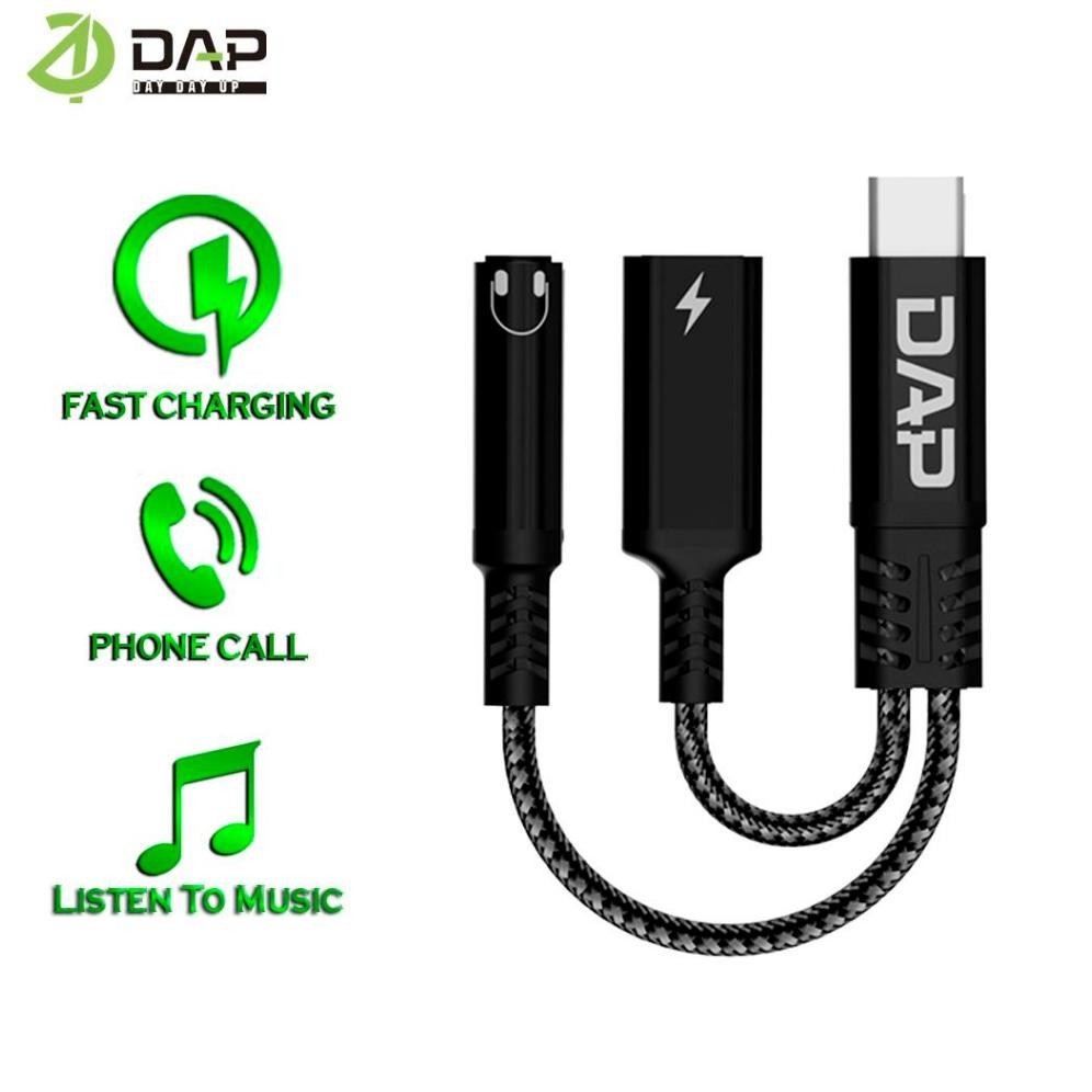 Jual DAP KABEL AUDIO AUX 2 IN 1 FOR TYPE C PLUG TO PORT 3.5MM & TYPE C ...