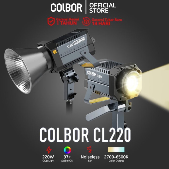 Jual Promo Colbor Cl220 Lampu Studio Bi-Color Led 220 Video Dan Foto ...