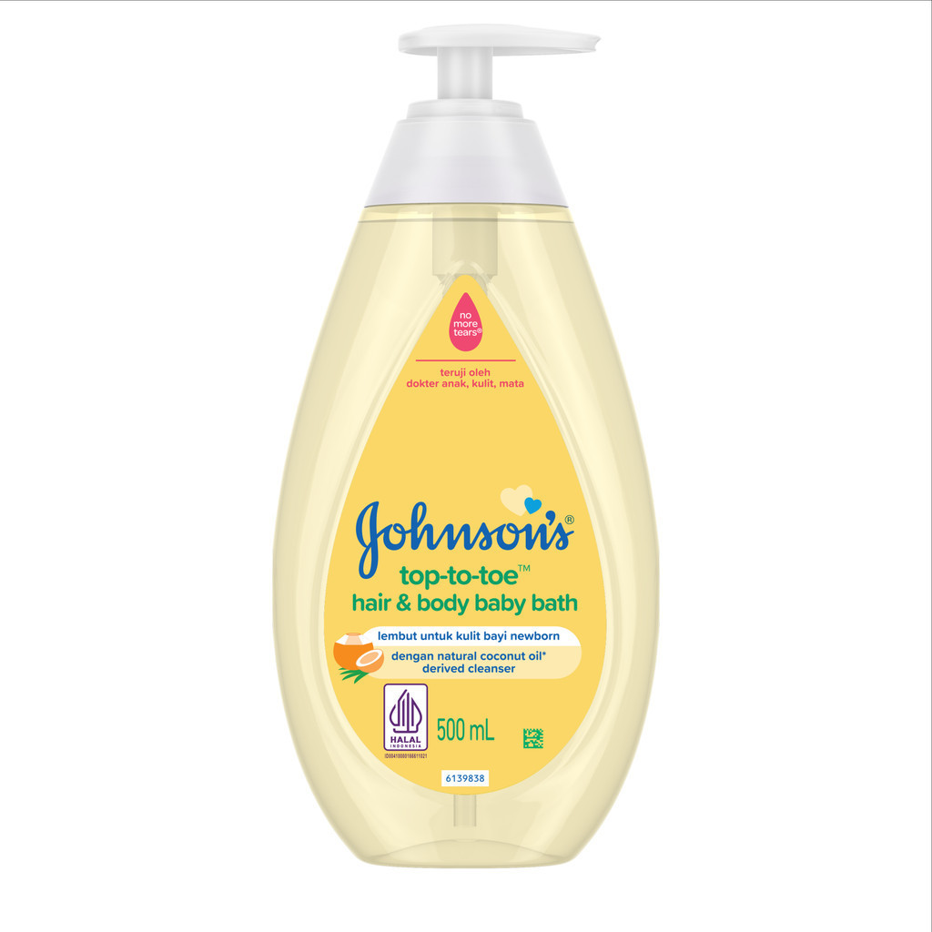 Jual JOHNSON'S Top-to-Toe Hair & Body Baby Bath - Sabun Bayi 2in1 500ml ...