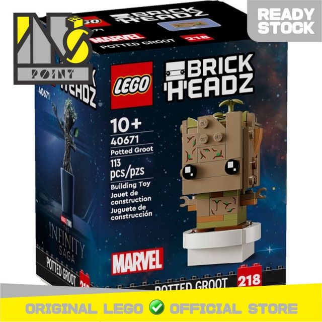 Jual LEGO 40671 - Brickheadz - Potted Groot | Shopee Indonesia