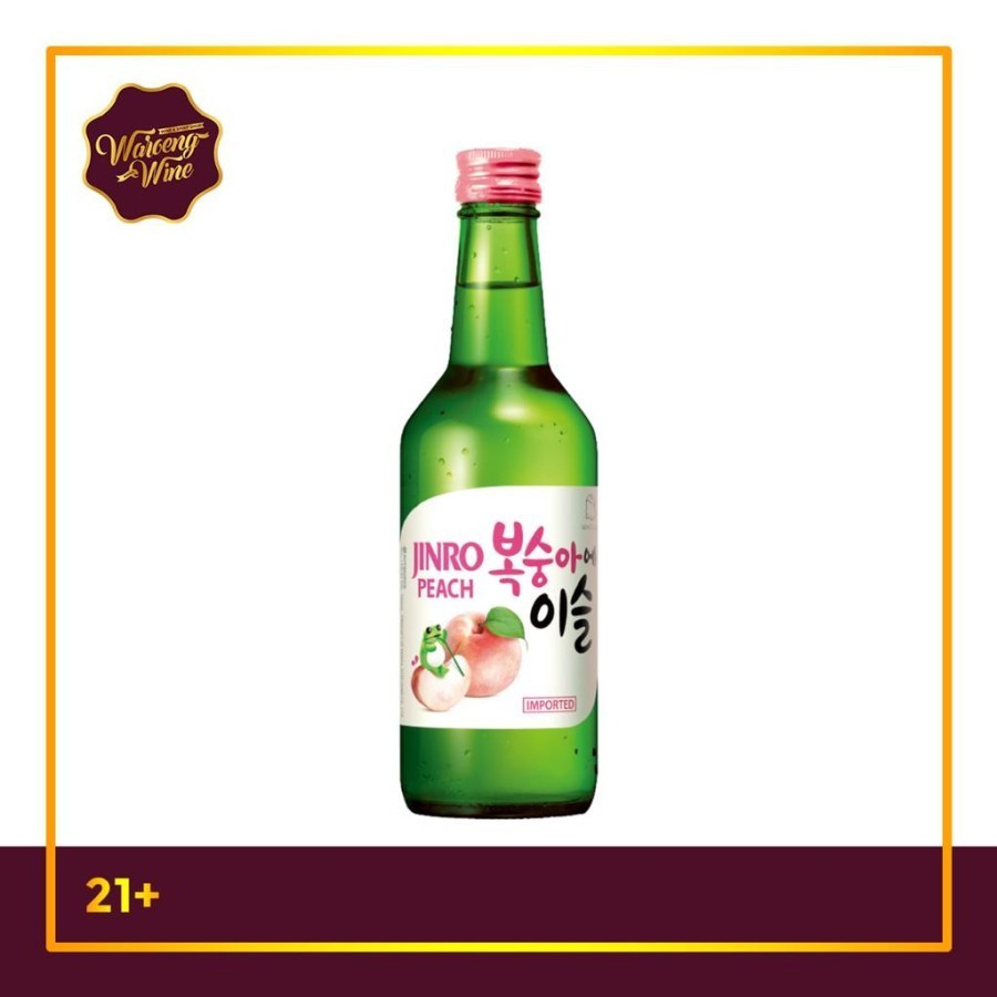 Jual Korea Soju Jinro Chamisul Peach 360ml | Shopee Indonesia