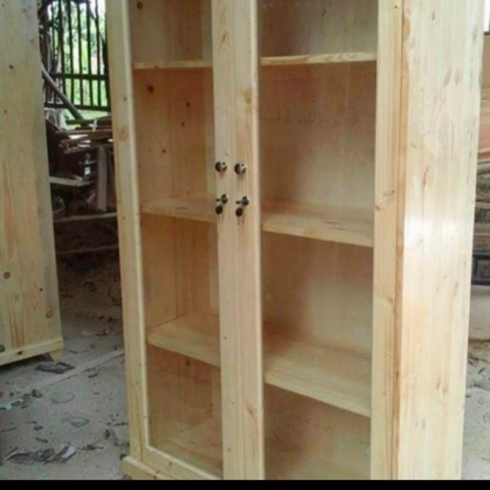 Jual Barang Terlaris Rak Buku Minimalis /Lemari Kayu Jati Belanda /Rak ...