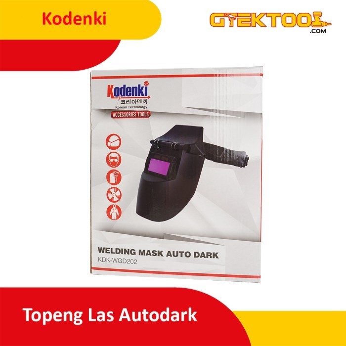 Jual Kodenki Kedok Las Otomatis Gelap Topeng Las Auto Dark Helm Las ...