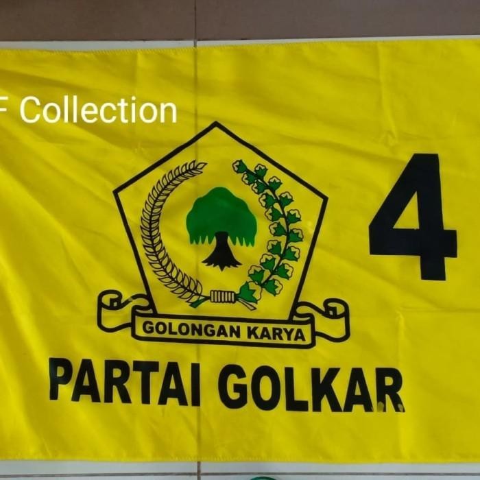 Jual BENDERA PARTAI GOLKAR 60 CM X 90 CM ISI 100 PCS | Shopee Indonesia