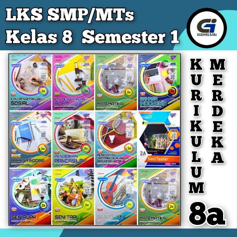 Jual lks SMP/MTs Kelas 8 semester 1 l kurikulum merdeka 2024/225 l ...