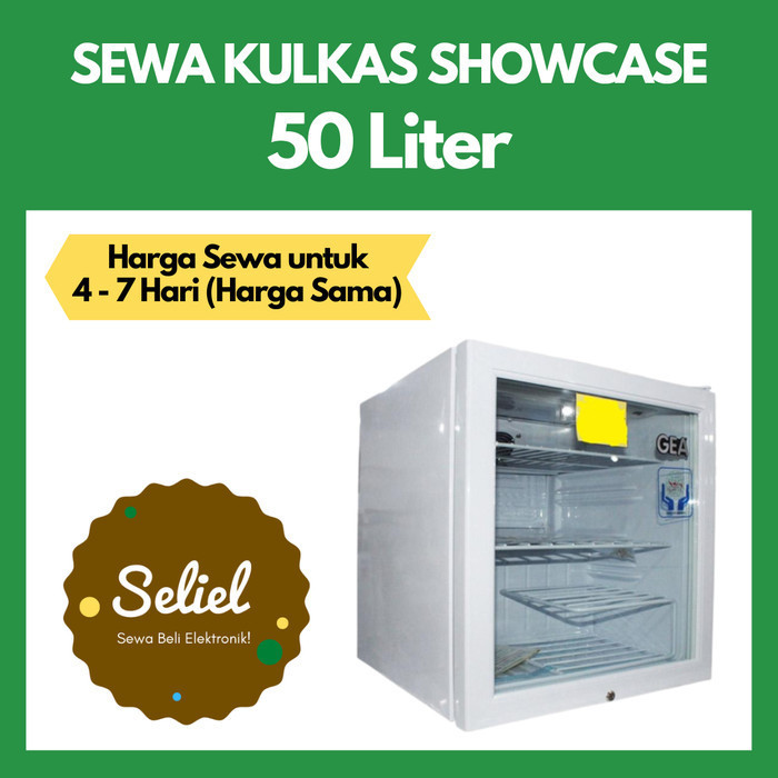 Jual RENTAL (4 - 7 Hari) Kulkas Mini Showcase Portable GEA EXPO 50 ...