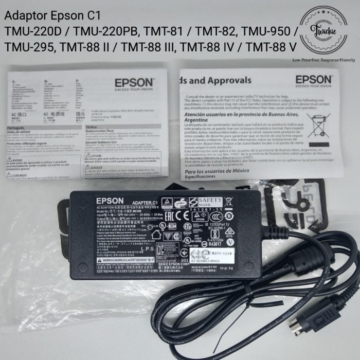 Jual Adaptor Epson Tmu 220 C1 New Dan Original | Shopee Indonesia