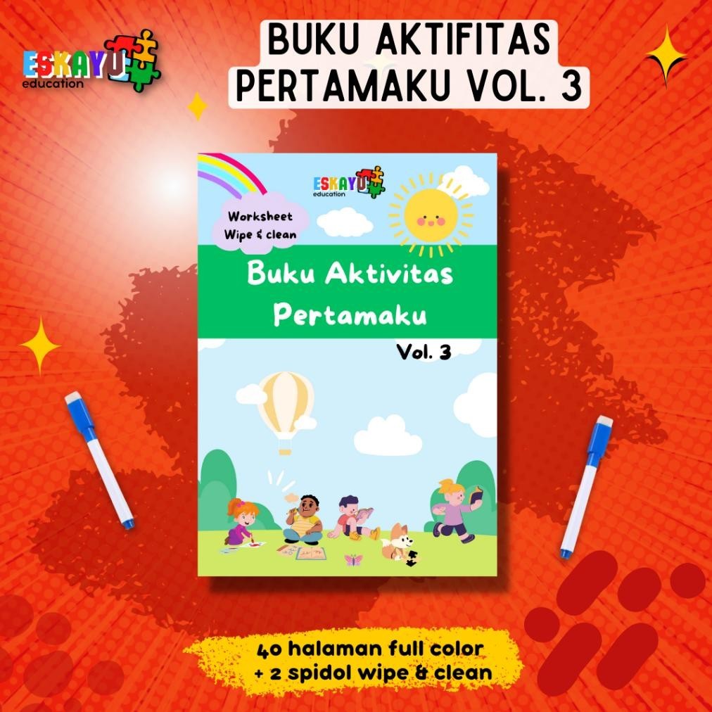 Jual BUKU AKTIVITAS PERTAMAKU WORKSHEET WIPE AND CLEAN BUKU PRA PAUD ...