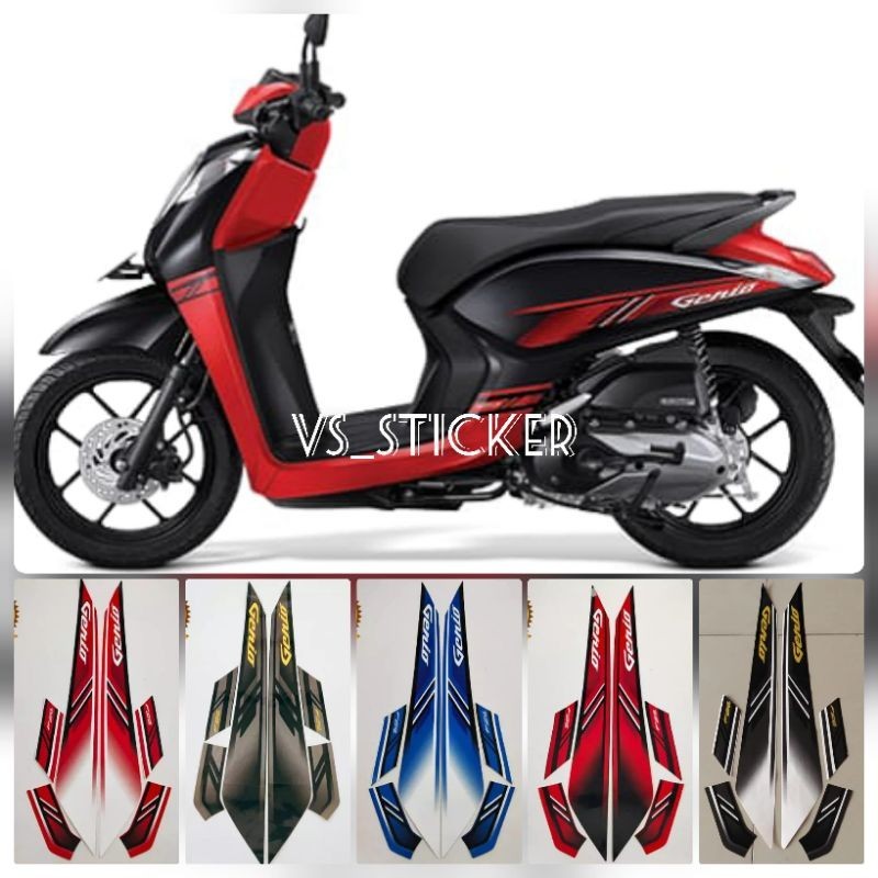 Jual STRIPING LIST STANDART MOTOR HONDA GENIO CBS-ISS 2019/2020 MURAH ...