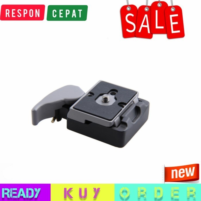 Jual Adapter Kamera Quick Release Manfrotto Compat Plate Qr 200-Pl14 ...