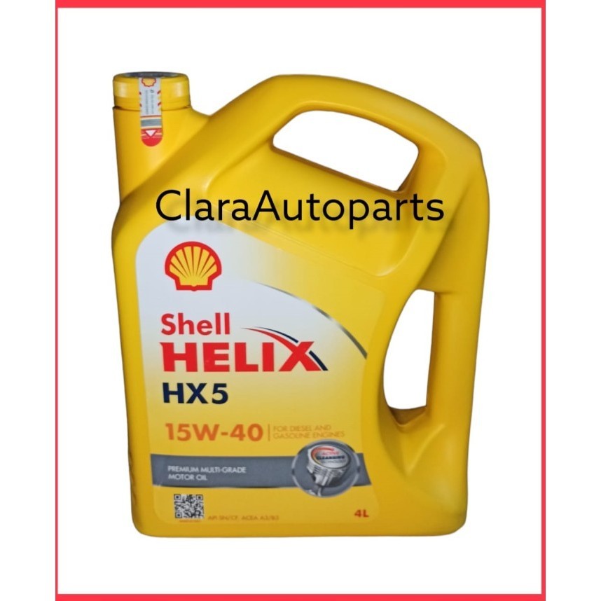 Jual Shell Helix Hx5 15W-40 Premium Multi Grade Motor Oil Oli Mobil 4 ...