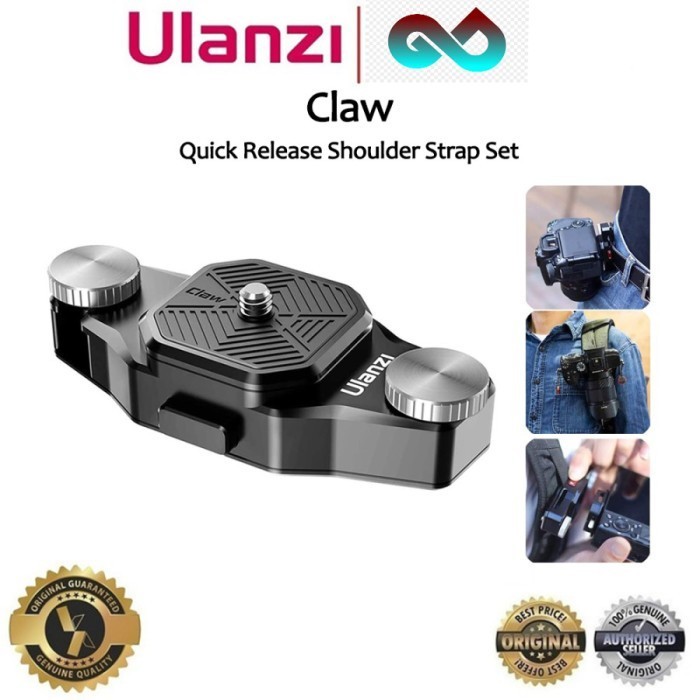 Jual Ulanzi Claw - Quick Release Shoulder Strap Belt Buckle Set For ...