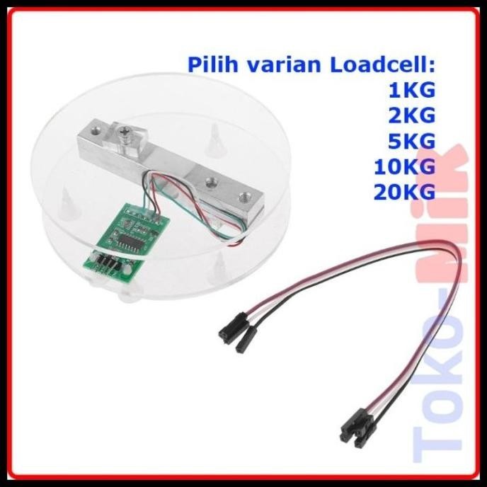 Jual Kit Loadcell Load Cell Hx711 Sensor Timbangan Digital Acrylic Arduino | Shopee Indonesia