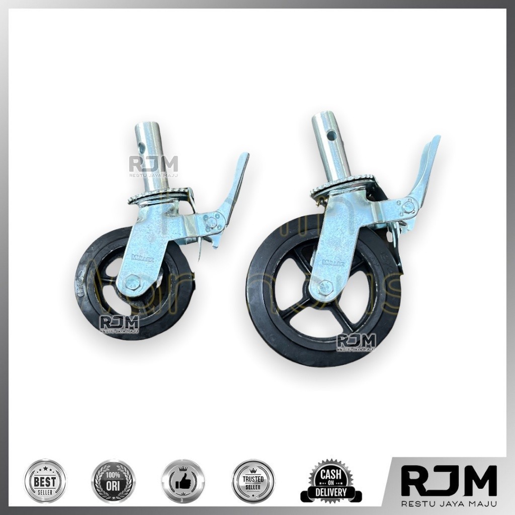 Jual MULLER Roda Steger Scaffolding 6 8 " inch inch Perancah Karet ...