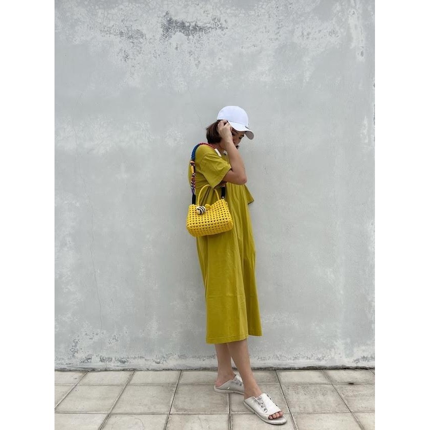 Jual Bonita handbag- yellow mustard- tas anyaman plastik wanita by ...
