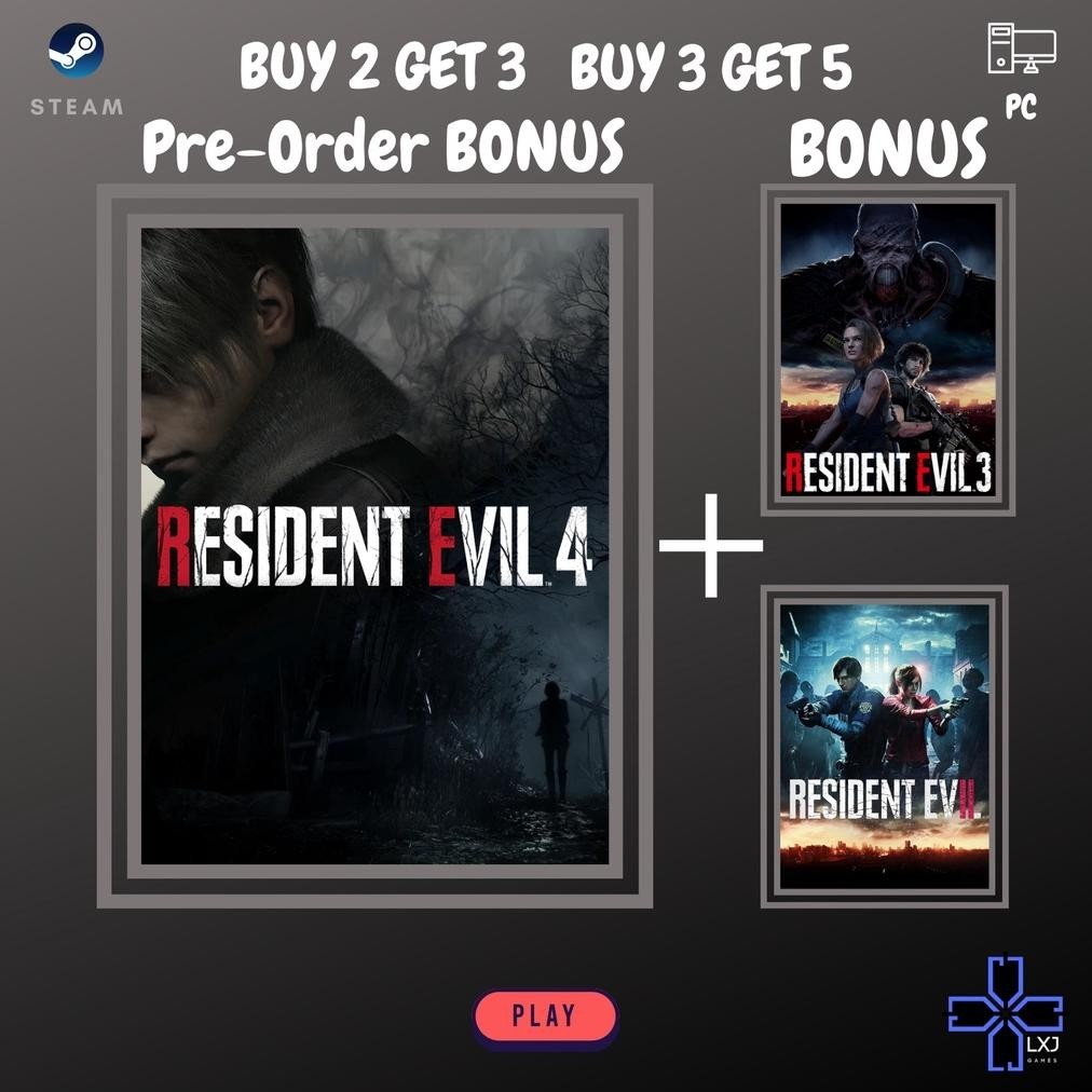 Jual RESIDENT EVIL 4 REMAKE / RE4 DELUXE EDITION + SEPERATE WAYS DLC PC ...