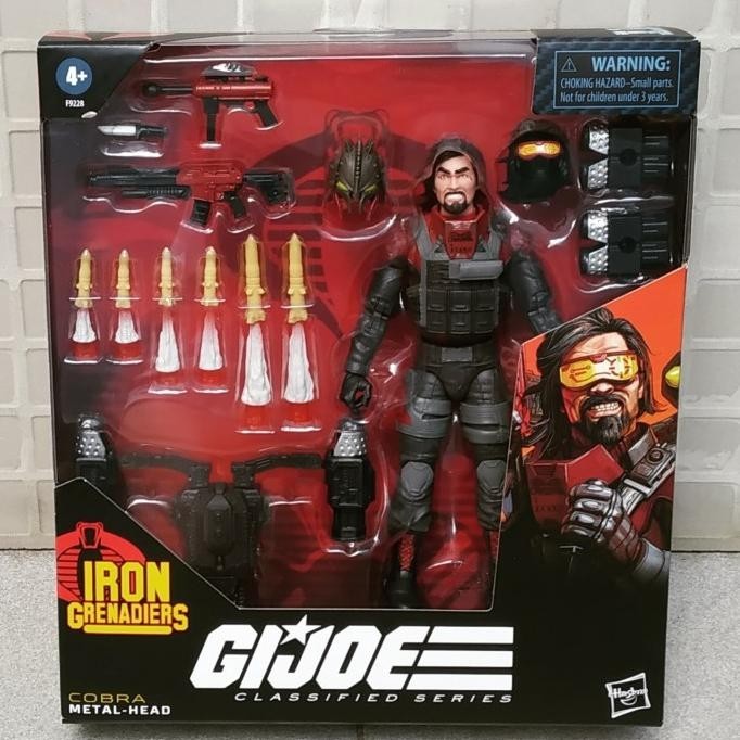 Jual HASBRO GI-JOE CLASSIFIED SERIES COBRA METAL HEAD IRON GRENADIERS ...