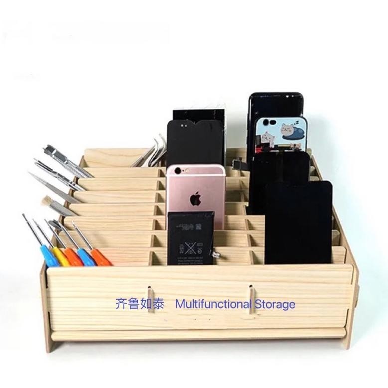 Jual RAK KAYU UNTUK SUSUNAN HANDPHONE / RAK KAYU 12 24 36 48 SUSUN ...