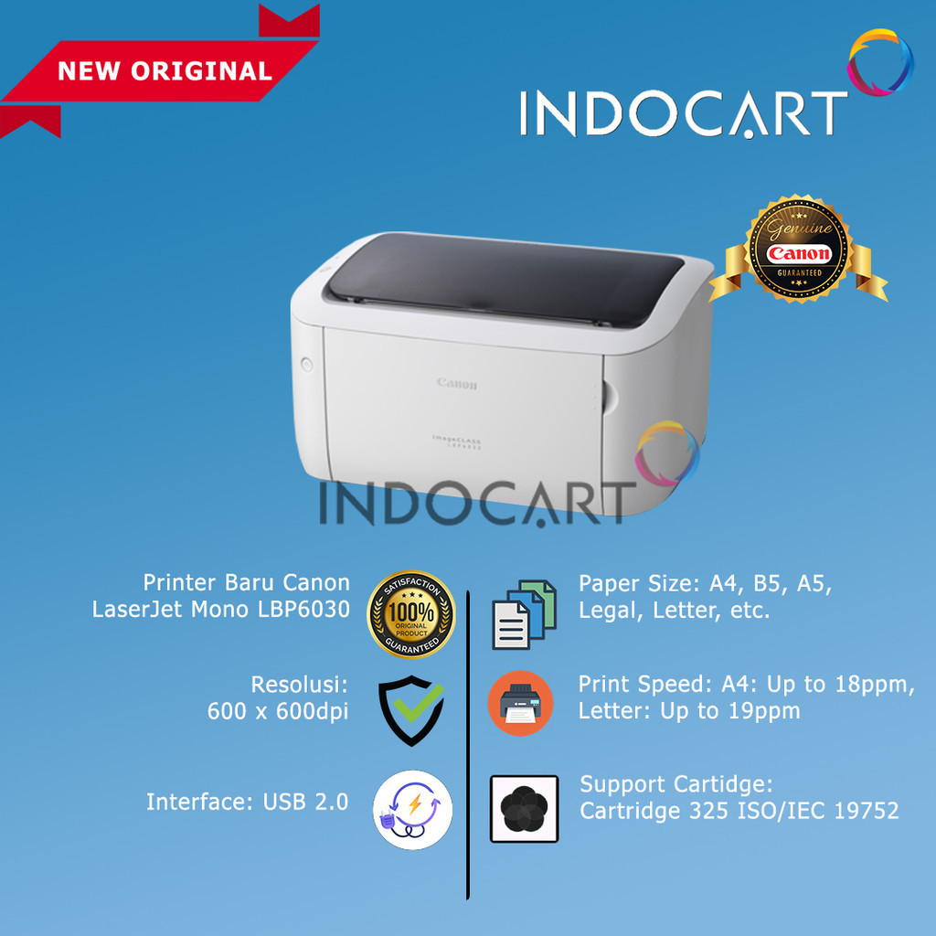 Jual Printer LaserJet Canon imageCLASS LBP6030 LBP-6030 Monochrome | Shopee Indonesia