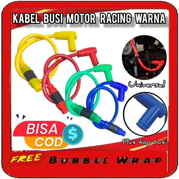 Jual KABEL BUSI RACING WATERPROOF ANTI AIR UNIVERSAL UNTUK SEGALA JENIS ...
